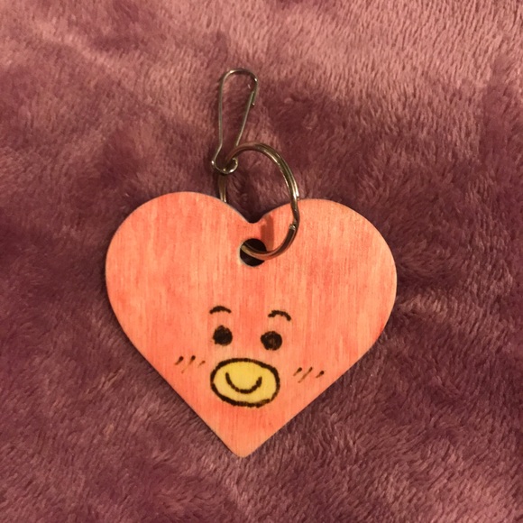 Art | Bt21 Tata Bts Kim Taehyung V Keychain | Poshmark